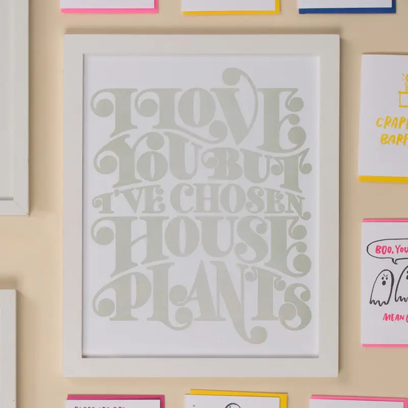 But Houseplants | Art Print – JV Studios & Boutique