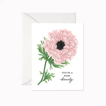 You're A Rare Beauty | Greeting Card – JV Studios & Boutique