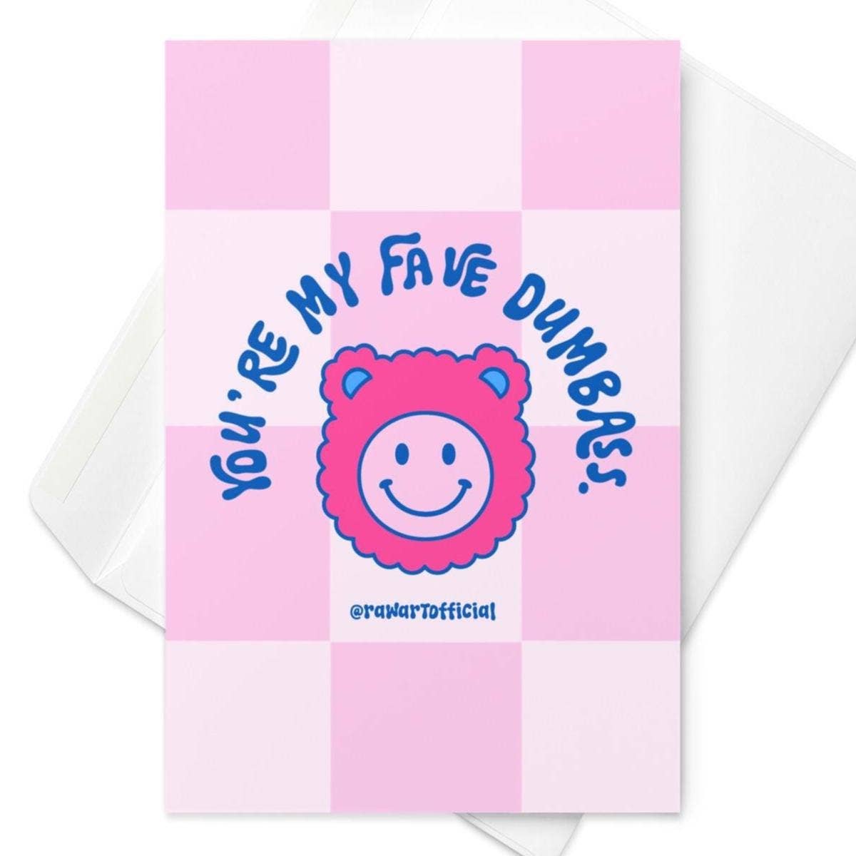My Favourite Dumbass Birthday - Greeting Card – JV Studios & Boutique