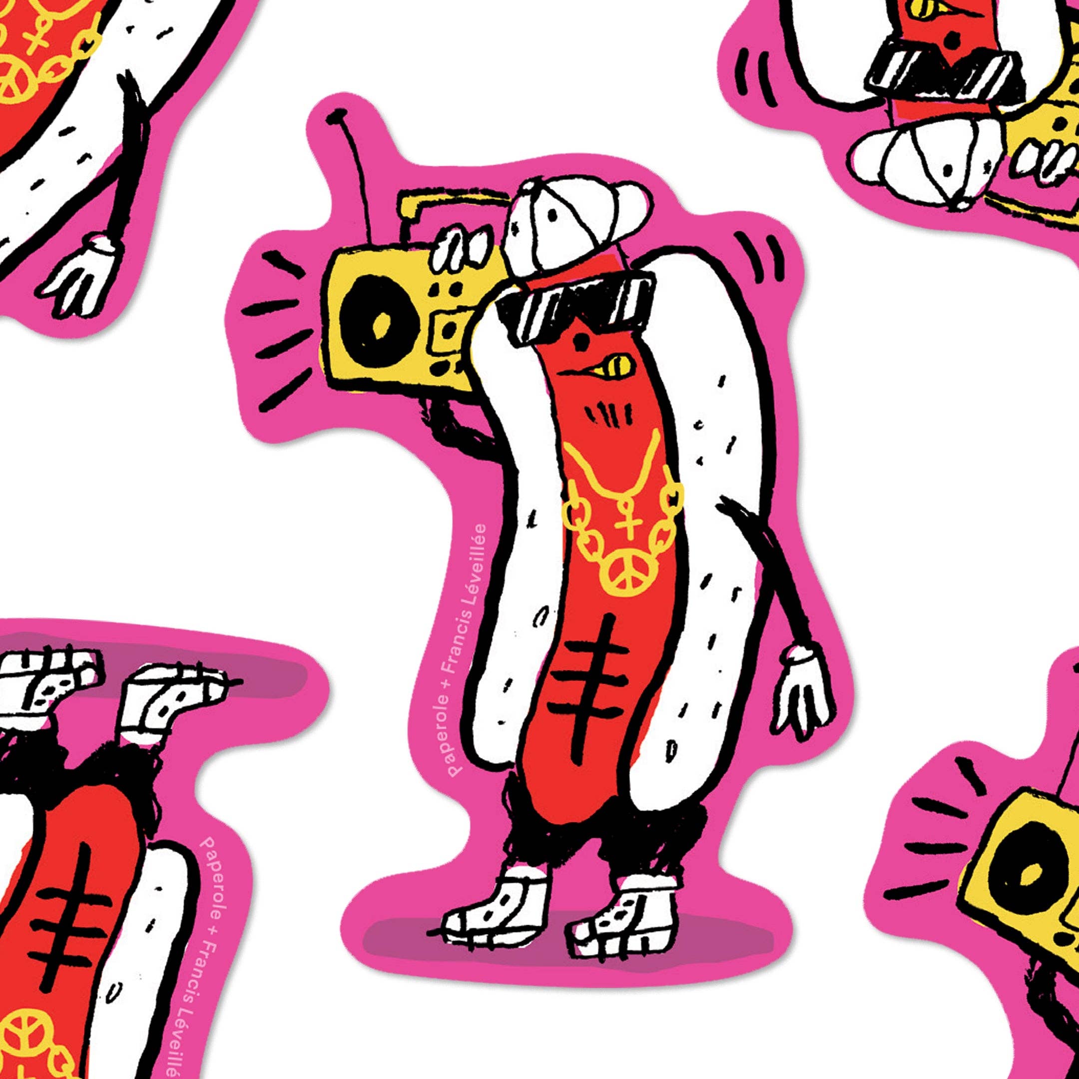 Hot Dog Bumper Sticker – JV Studios & Boutique