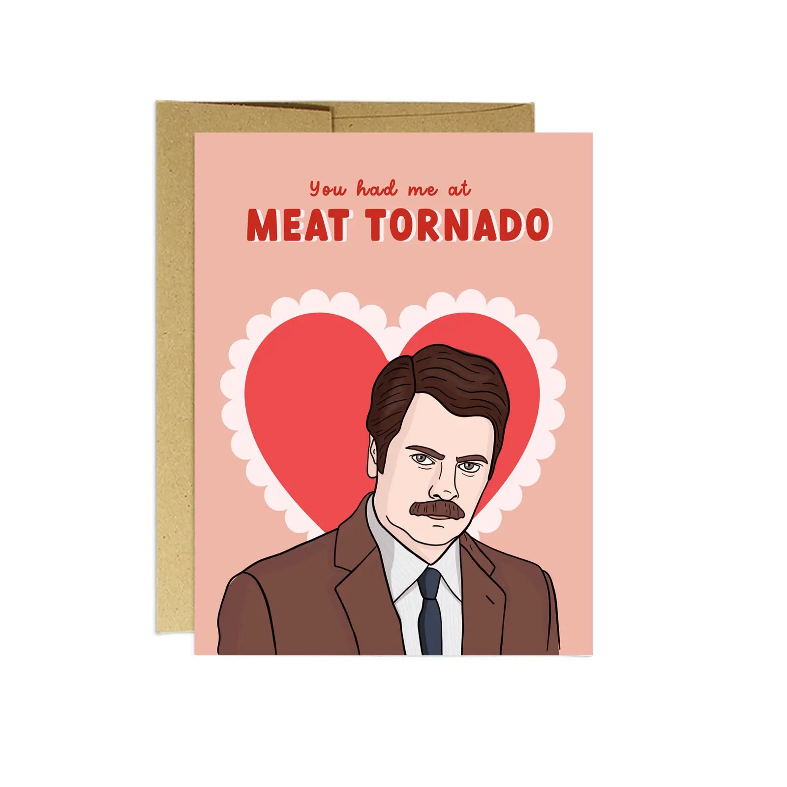 Ron Meat Tornado - Greeting Card – JV Studios & Boutique